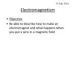 PPT - Electromagnetism PowerPoint Presentation, free download - ID:9427614