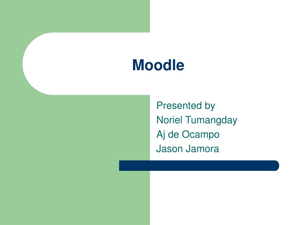 PPT - Moodle PowerPoint Presentation, free download - ID:1801705