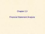 PPT - Chapter 2 Introduction to Financial Statement Analysis PowerPoint Presentation - ID:9270529