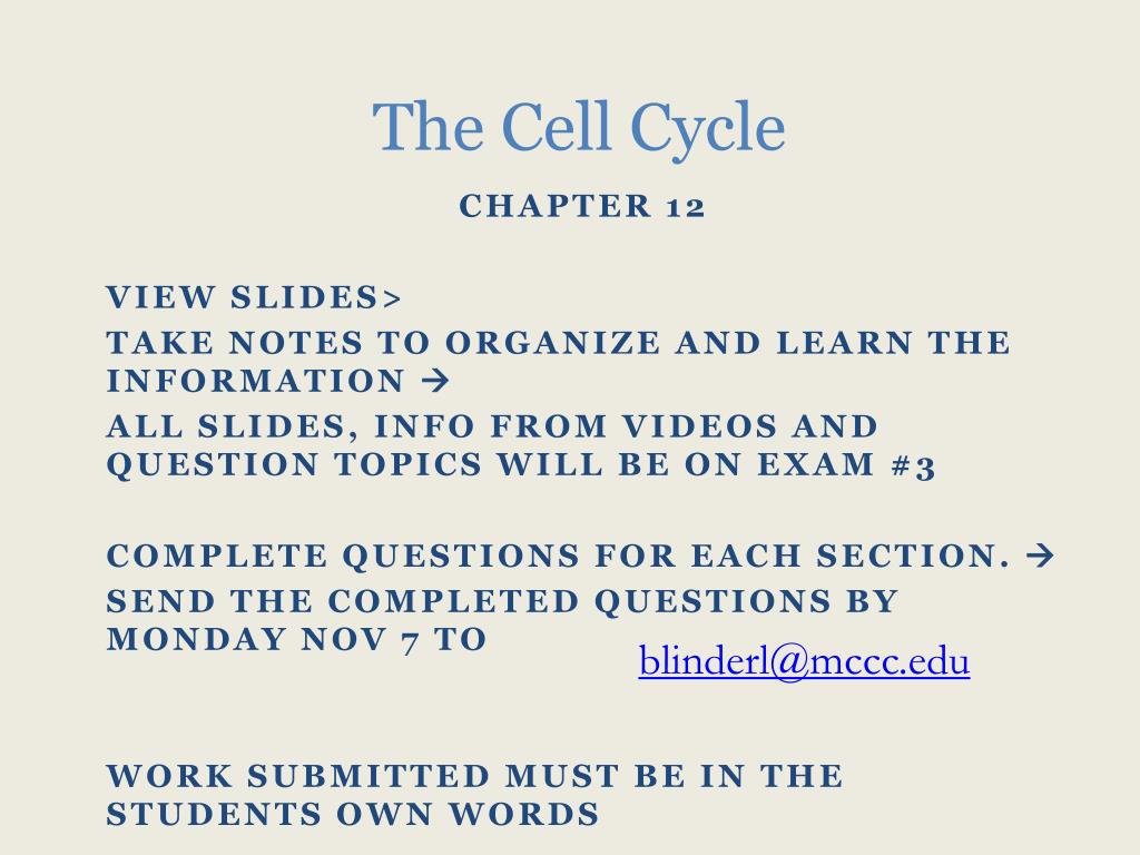 PPT - The Cell Cycle PowerPoint Presentation, free download - ID:1803626