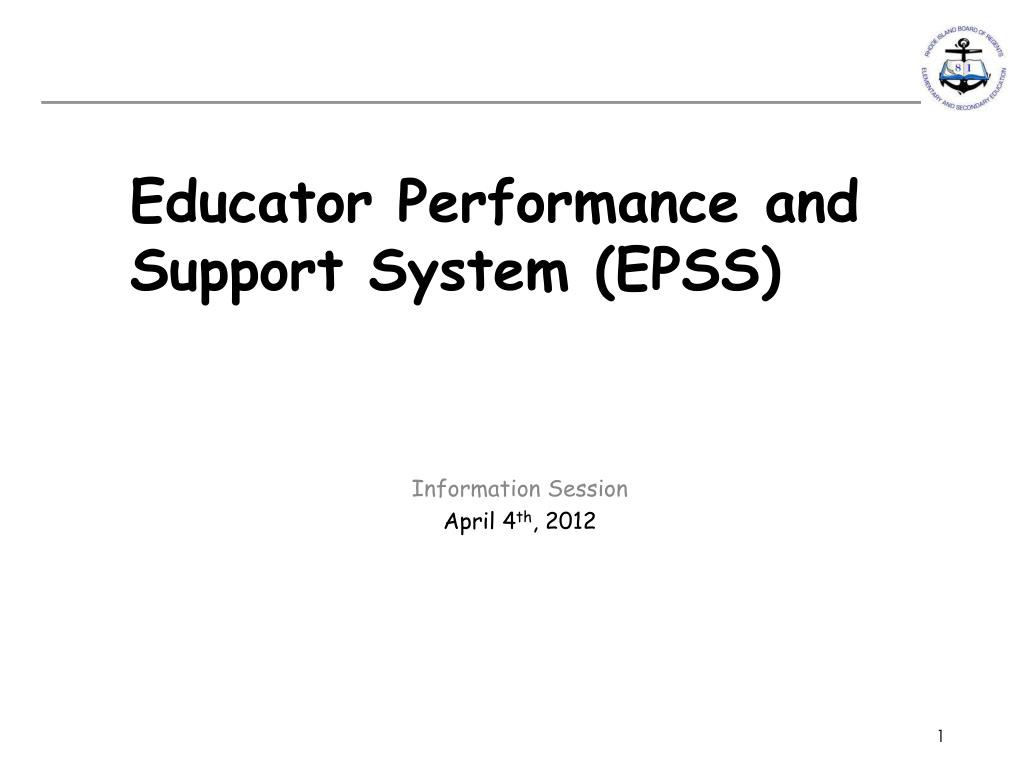 PPT - Educator Performance and Support System (EPSS) PowerPoint ...