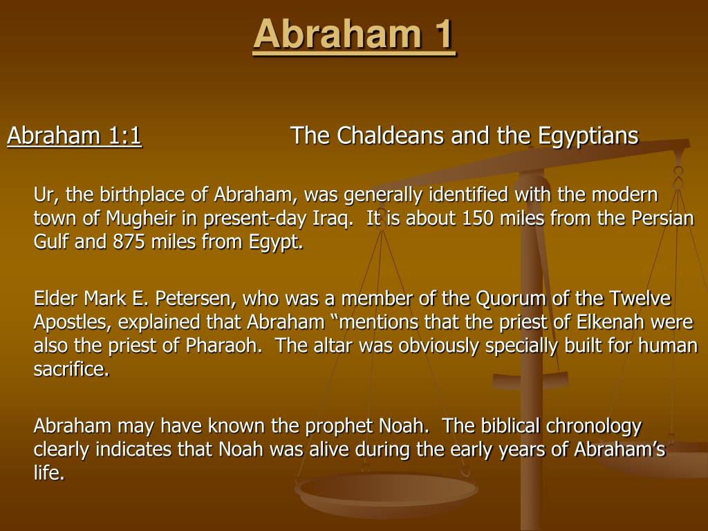 PPT - Abraham 1 PowerPoint Presentation, free download - ID:1805177