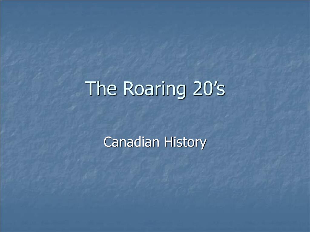 PPT - The Roaring 20’s PowerPoint Presentation, free download - ID:1805537