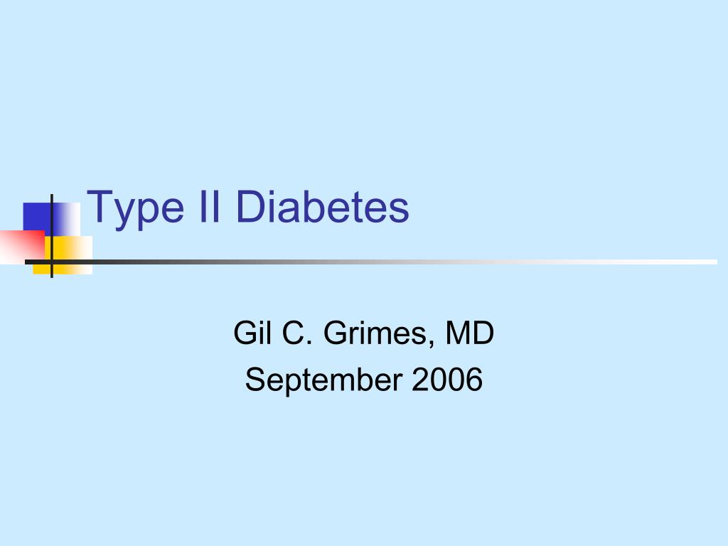 PPT - Type II Diabetes PowerPoint Presentation, free download - ID:1805598