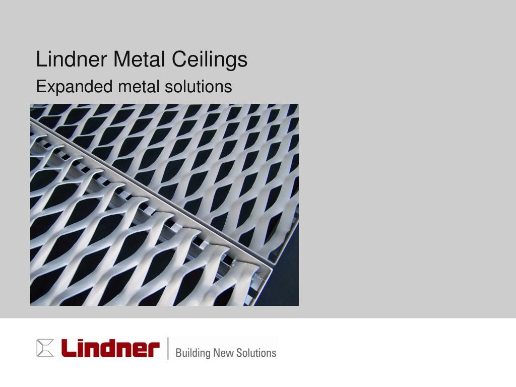 PPT - Lindner Metal Ceilings Expanded metal solutions PowerPoint ...