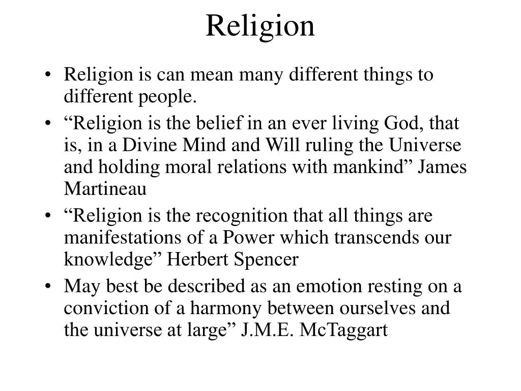 PPT - Religion PowerPoint Presentation, free download - ID:1808688