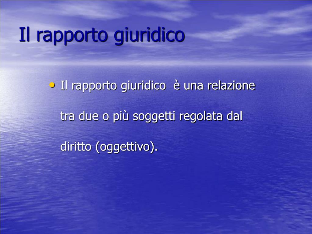 PPT - Il rapporto giuridico PowerPoint Presentation, free download - ID ...