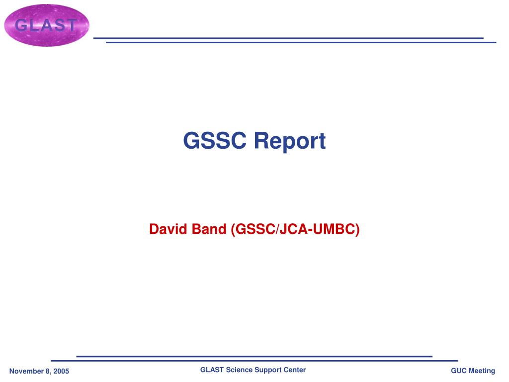PPT - GSSC Report PowerPoint Presentation, free download - ID:1809007