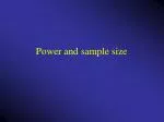 PPT - Introduction to sample size and power calculations PowerPoint ...