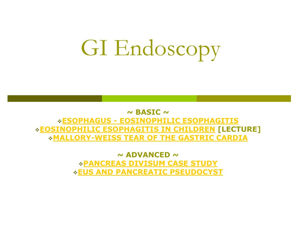 PPT - GI Endoscopy PowerPoint Presentation, free download - ID:1813938