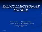 PPT - TAX Deducted at Source (TDS) PowerPoint Presentation, free ...