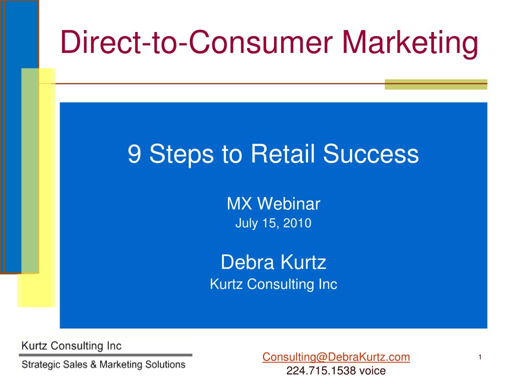 PPT - Direct-to-Consumer Marketing PowerPoint Presentation, free ...