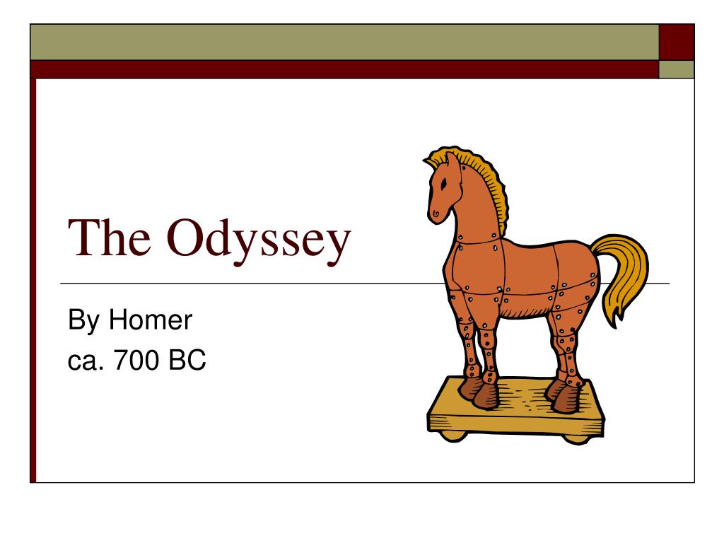 PPT - Exploring the Epic Characteristics of Homer's "The Odyssey ...