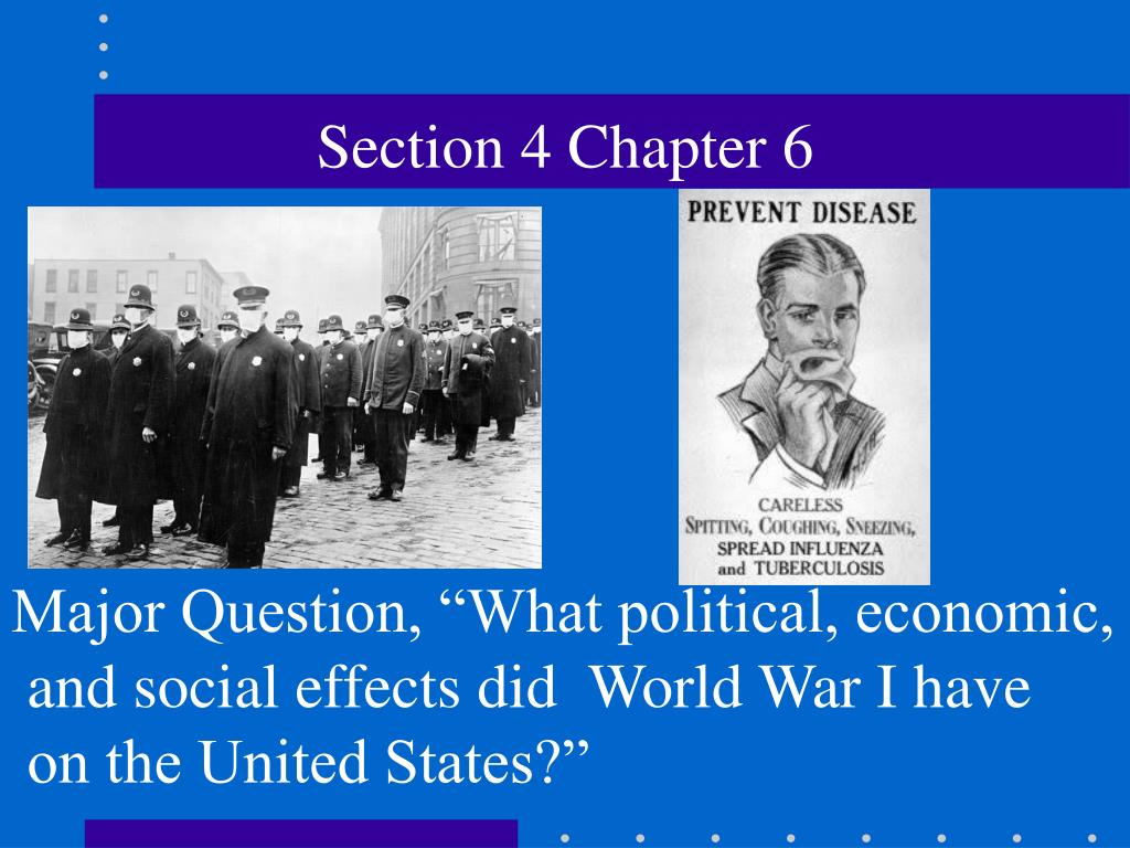 PPT - Aftermath of WWI: Impact and Turmoil in the United States ...