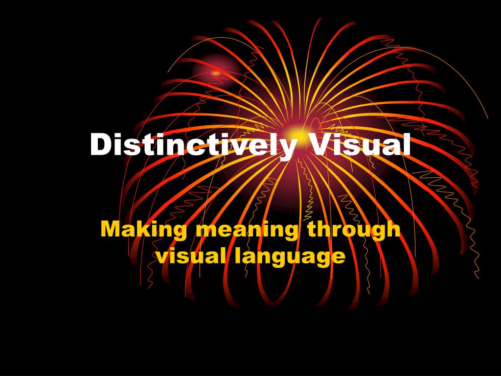PPT - Distinctively Visual PowerPoint Presentation, free download - ID ...