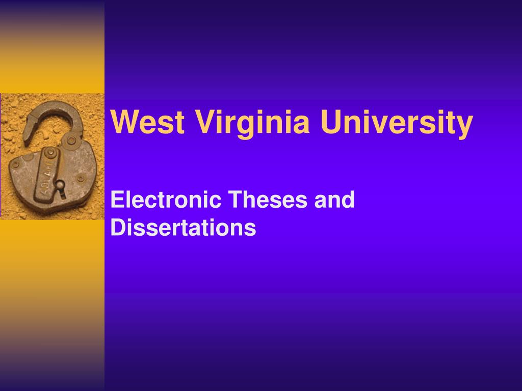 PPT - West Virginia University PowerPoint Presentation, free download ...