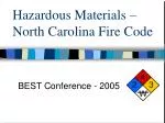 PPT - NFPA 400, Hazardous Materials Code PowerPoint Presentation, free ...