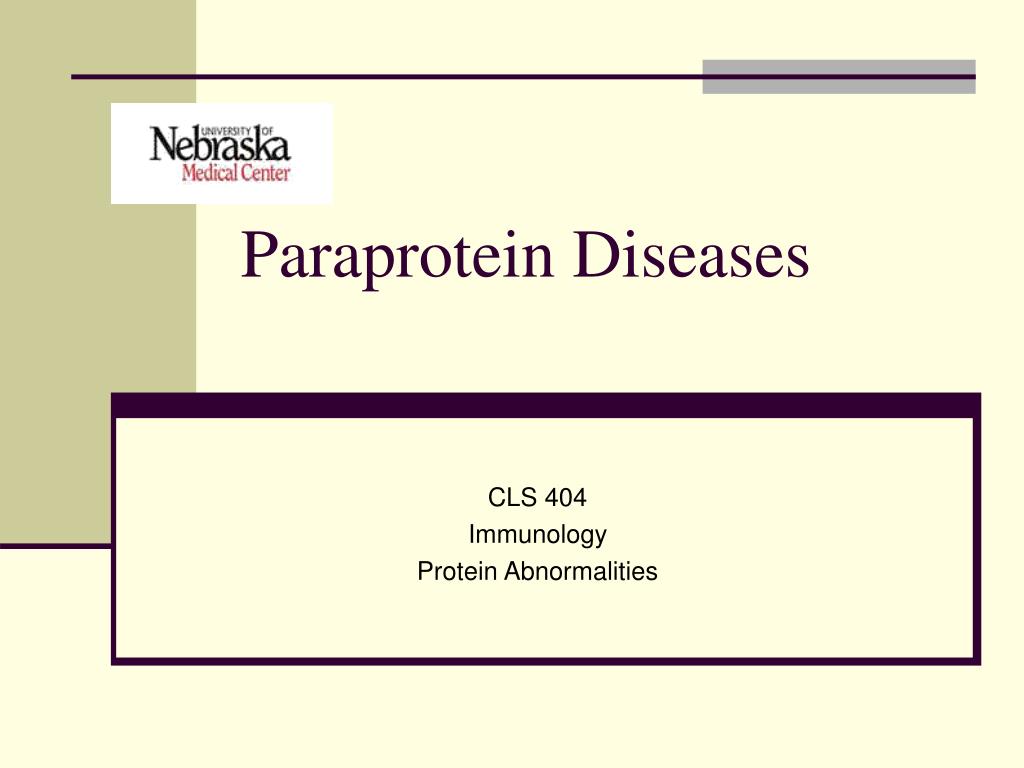 PPT - Paraprotein Diseases PowerPoint Presentation, free download - ID ...