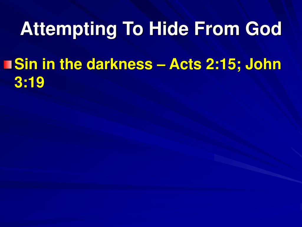 PPT - Seeking Approval: Hiding from God PowerPoint Presentation, free ...