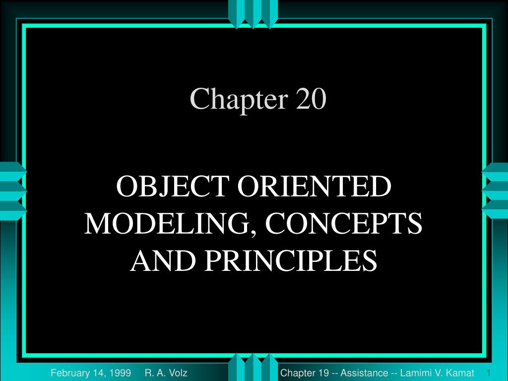 Ppt Object Oriented Modeling Concepts And Principles Powerpoint 6766