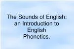 PPT - 44 Sounds of English PowerPoint Presentation, free download - ID ...