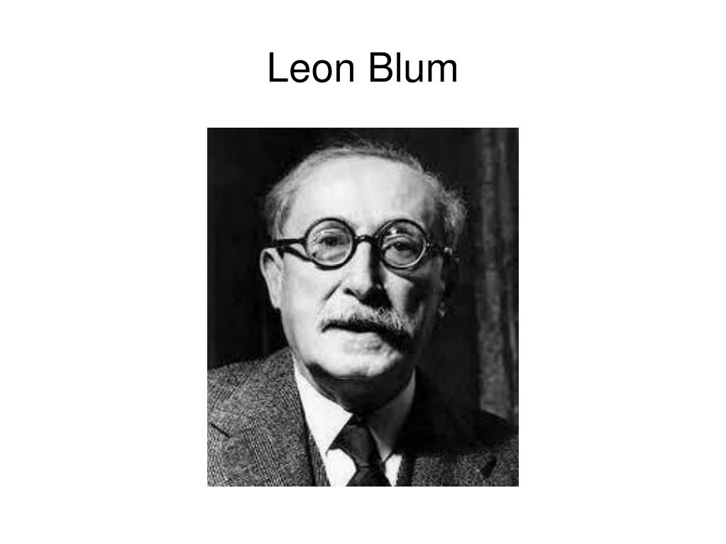 PPT - Leon Blum PowerPoint Presentation, free download - ID:1825620