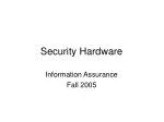 PPT - Understanding Hardware Security PowerPoint Presentation, free ...