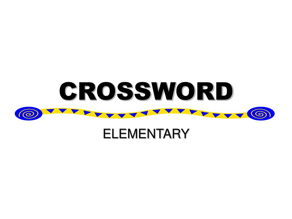 PPT - CROSSWORD PowerPoint Presentation, free download - ID:1827978