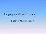PPT - BRAIN LATERALIZATION LANGUAGE AND COGNITION PowerPoint ...