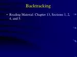 PPT - Backtracking PowerPoint Presentation, free download - ID:435476