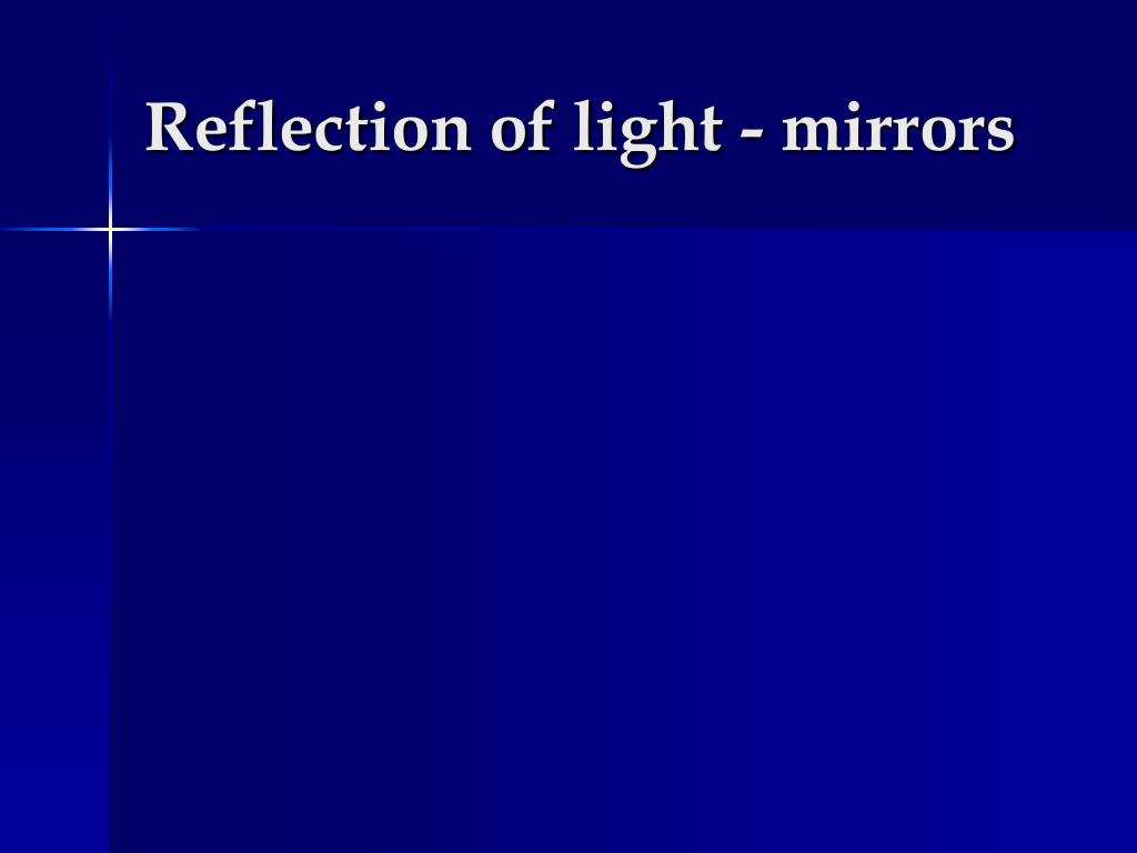 PPT - Reflection of light - mirrors PowerPoint Presentation, free ...