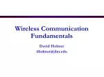 PPT - Fundamentals of Wireless Communication PowerPoint Presentation ...