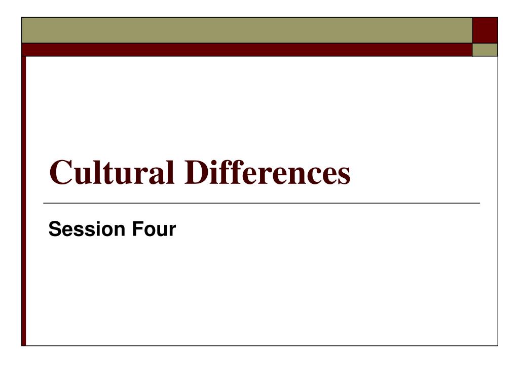 PPT - Cultural Differences PowerPoint Presentation, free download - ID ...