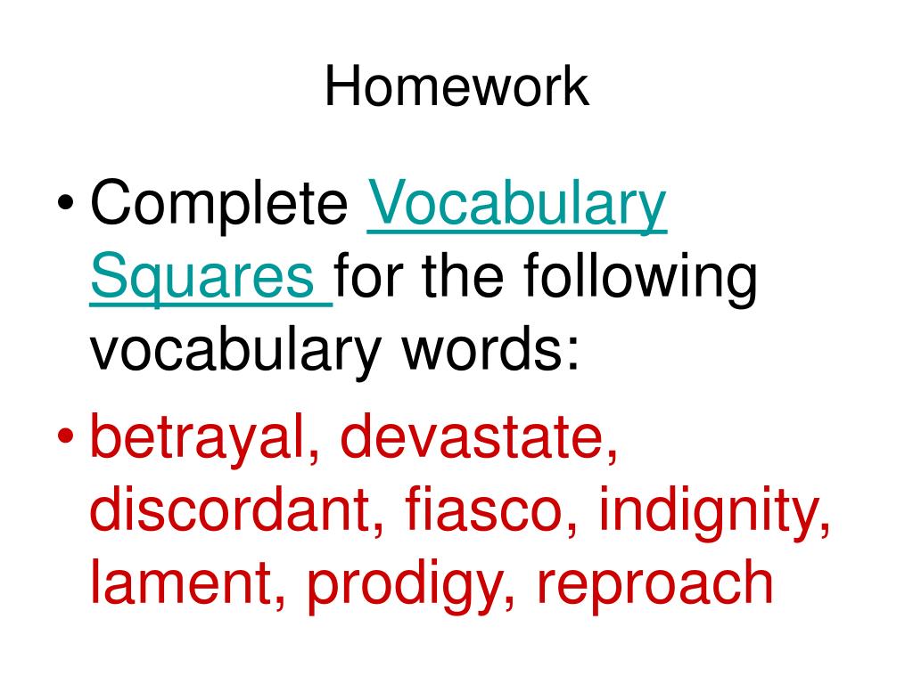 PPT - Homework PowerPoint Presentation, free download - ID:1830784