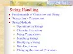 PPT - String Handling Functions PowerPoint Presentation, free download - ID:3279453