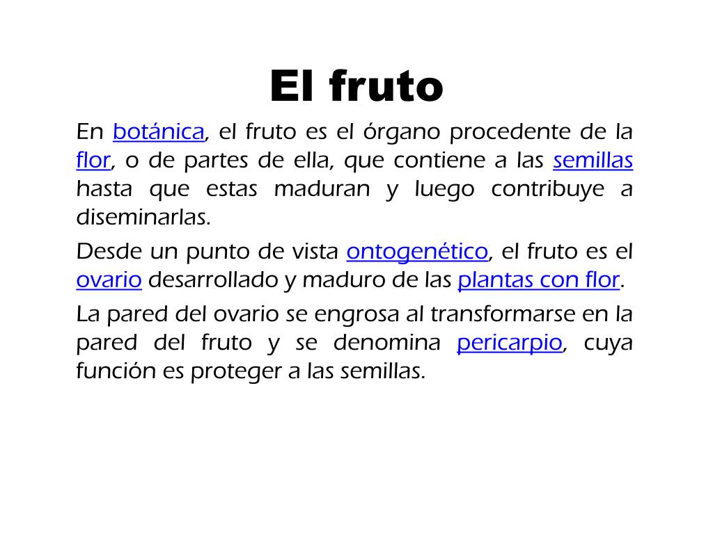 PPT - El fruto PowerPoint Presentation, free download - ID:1832594