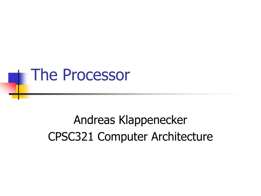 PPT - The Processor PowerPoint Presentation, free download - ID:1833511