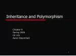 PPT - Inheritance and Polymorphism PowerPoint Presentation, free ...