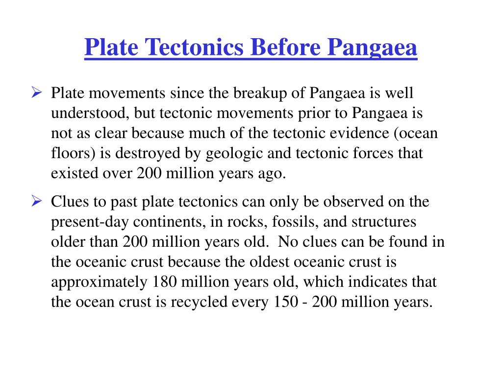 PPT - Plate Tectonics Before Pangaea PowerPoint Presentation, free ...