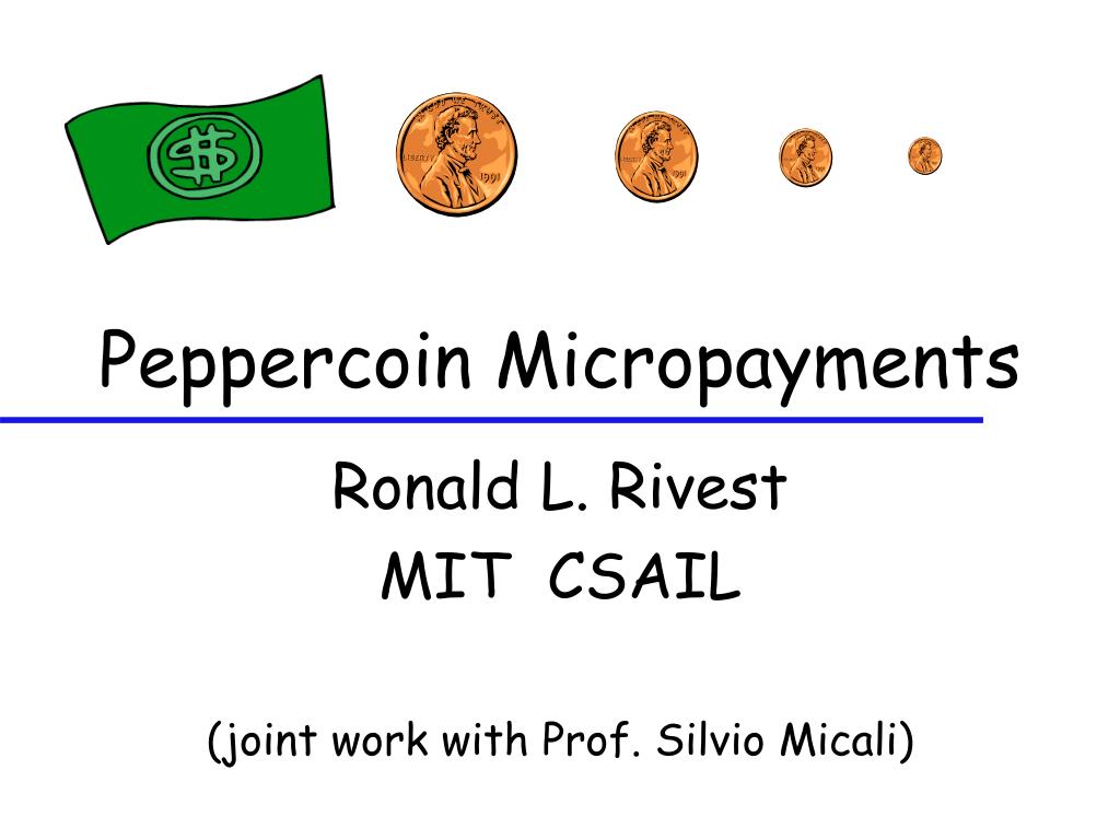 PPT - Peppercoin Micropayments PowerPoint Presentation, free download ...