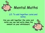 PPT - Mental Maths PowerPoint Presentation, free download - ID:2834315