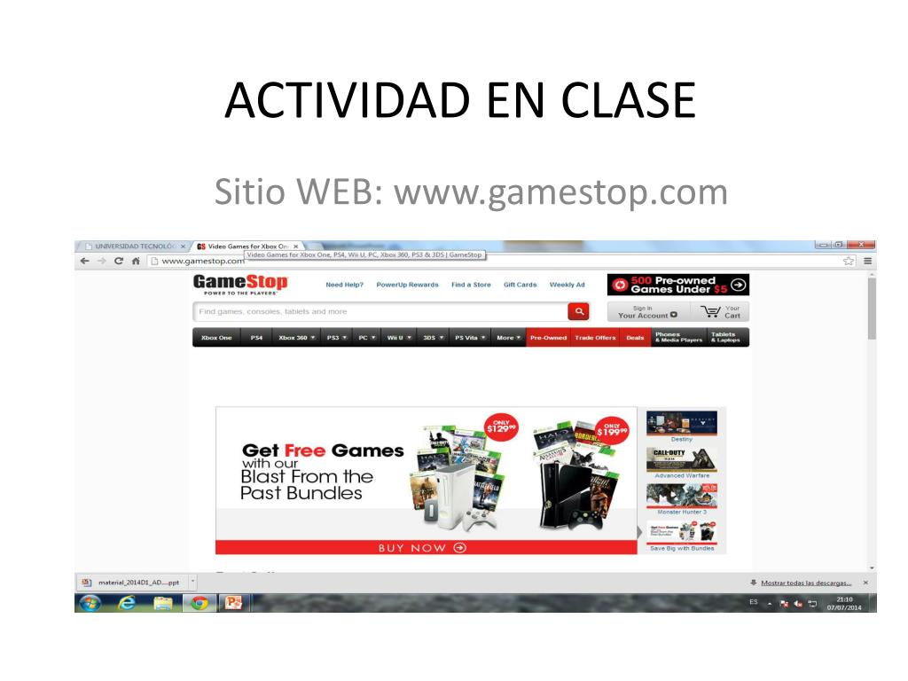 PPT - ACTIVIDAD EN CLASE PowerPoint Presentation, free download - ID ...