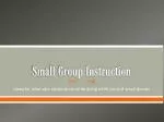 PPT - Differentiation and Small Group Instruction PowerPoint ...