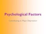 PPT - Psychological Factors Affecting Medical Condition PowerPoint ...