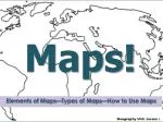 PPT - Why are maps important and useful? PowerPoint Presentation, free ...