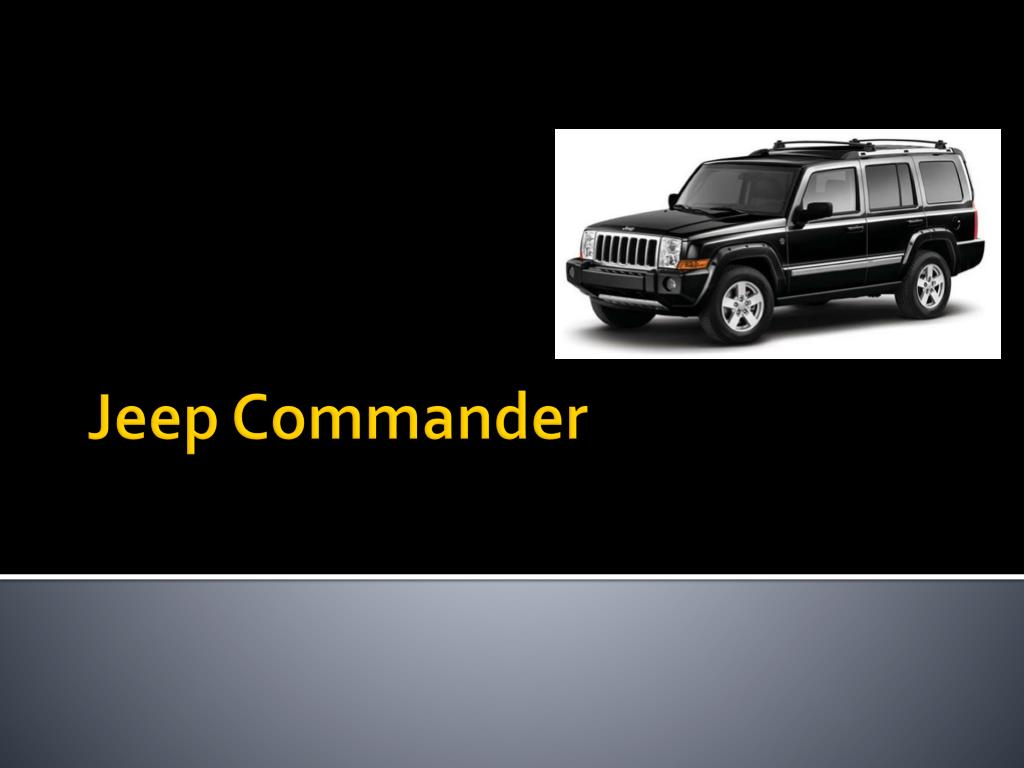 PPT - Jeep Commander PowerPoint Presentation, free download - ID:1838801