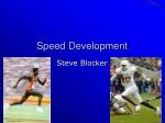 PPT - Speed, Agility, and Speed-Endurance Development PowerPoint ...
