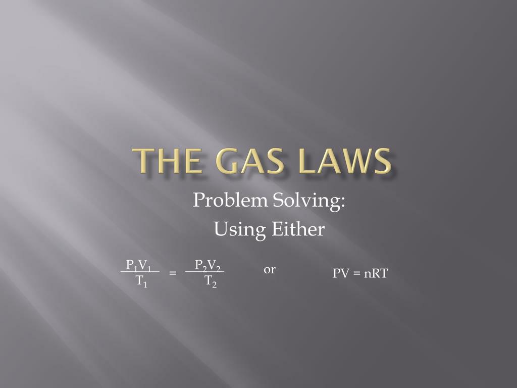 PPT - The Gas Laws PowerPoint Presentation, free download - ID:1839213