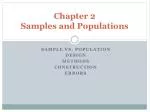 PPT - Populations and Samples PowerPoint Presentation, free download ...