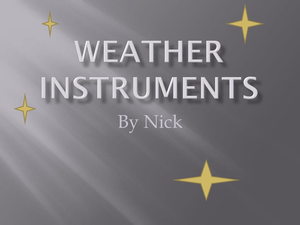 PPT - Weather Instruments PowerPoint Presentation, free download - ID ...